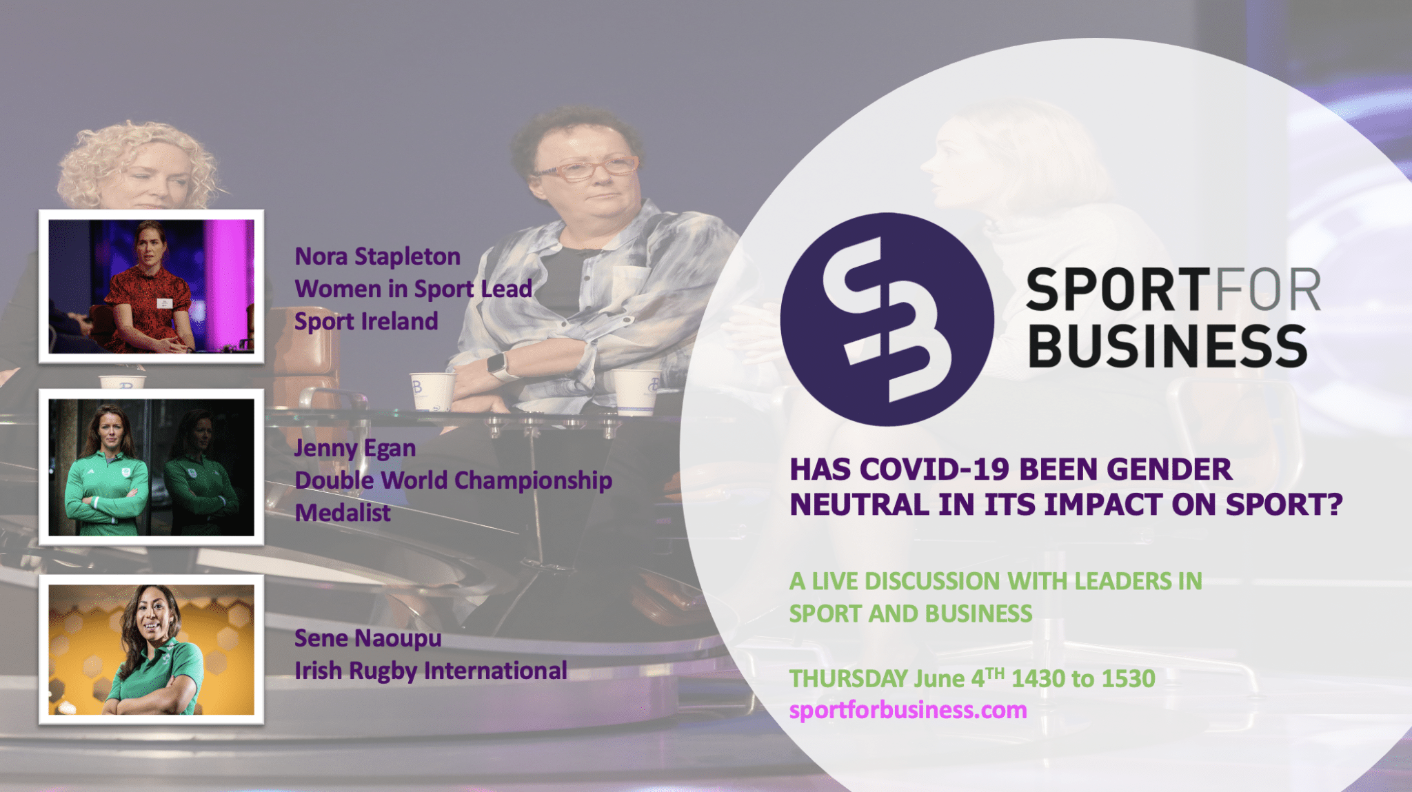 Join Us Today for Women in Sport Special - Sport for Business
