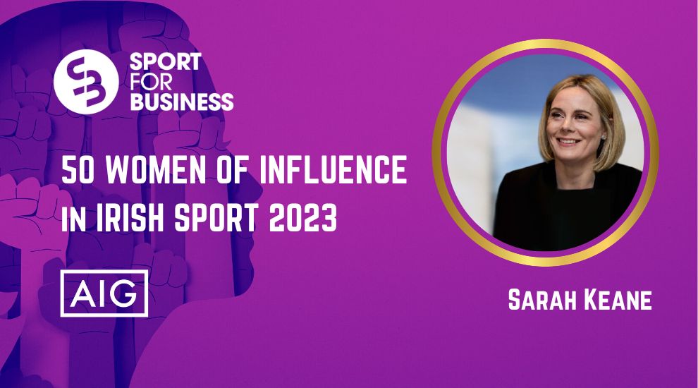 50 Women of Influence in Irish Sport 2023 - Sarah Keane - Sport for ...
