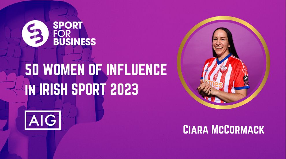 50 Women of Influence in Irish Sport 2023 - Ciara McCormack - Sport for ...